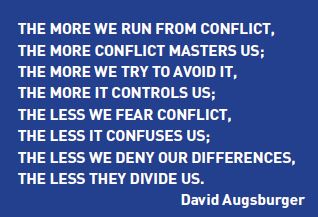 Conflict: fight, flee, or flow? - Tetramap